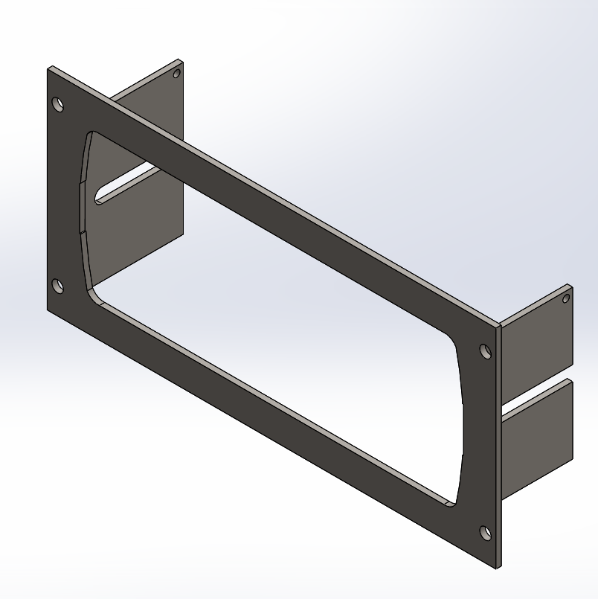 [FP-H-XG25M-R] - 4" Faceplate Harris XG-25M Remote Head