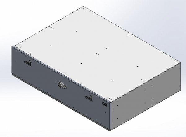 [CP-483512-PB] - Storage Vault, 48" W x 35" L x 12" H Single Drawer ...