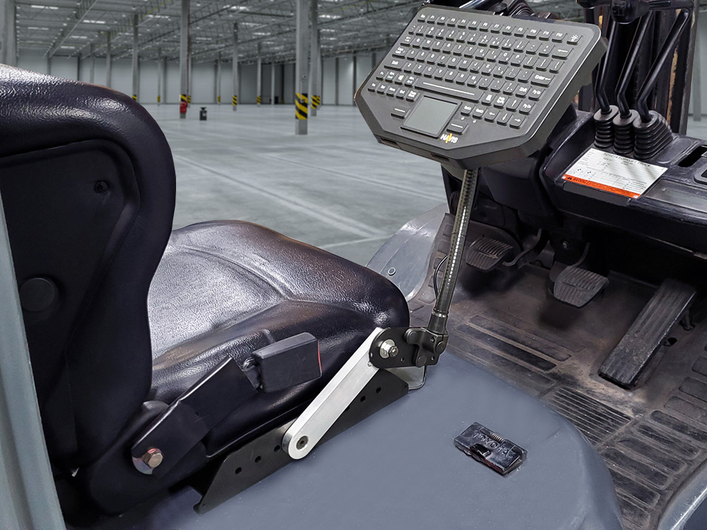 [MH-3001] - Universal Under Seat Forklift Keyboard Mount