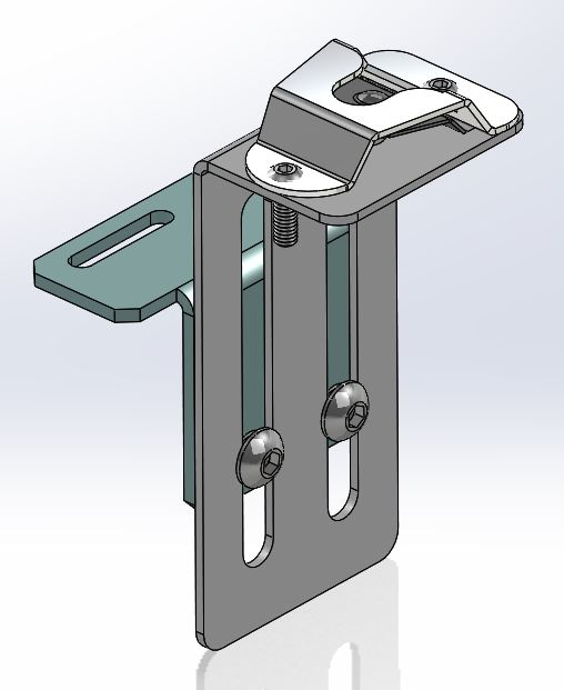 [AC-MIC-Z-FPI] - Microphone Clip Height-Adjustable Plate Assembly