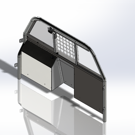[TP-E-SM6-FS-SS] - Full Size (58.25"W) Bent Frame Spacemaker Sliding ...