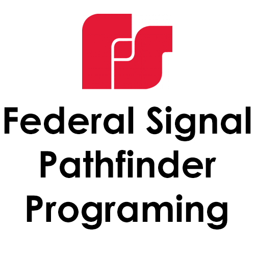 Federal Signal Pathfinder Programing