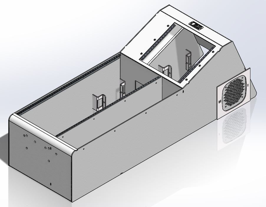[CC-WBBP30-FS] - Universal 30" Wide-Body Floor Shift Console with Open ...